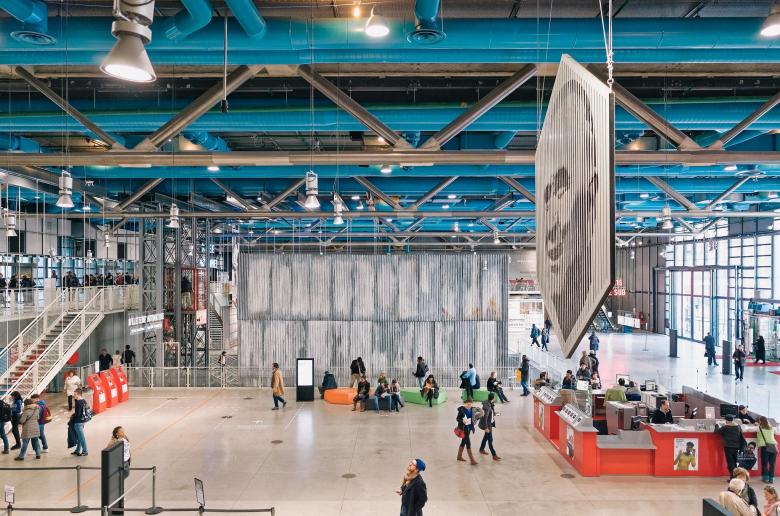 Georges Pompidou Interieur