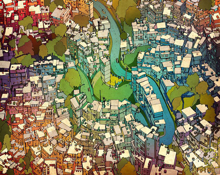 city maps coloring book