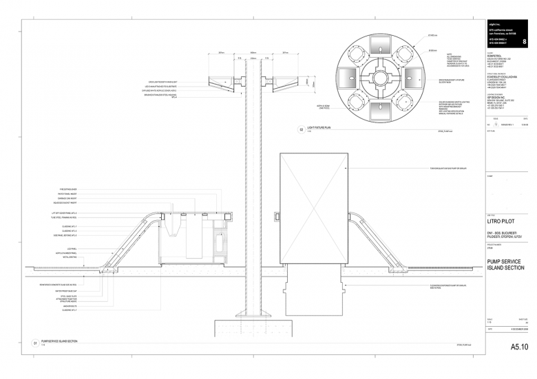 Gas Station Canopy Structural Design
