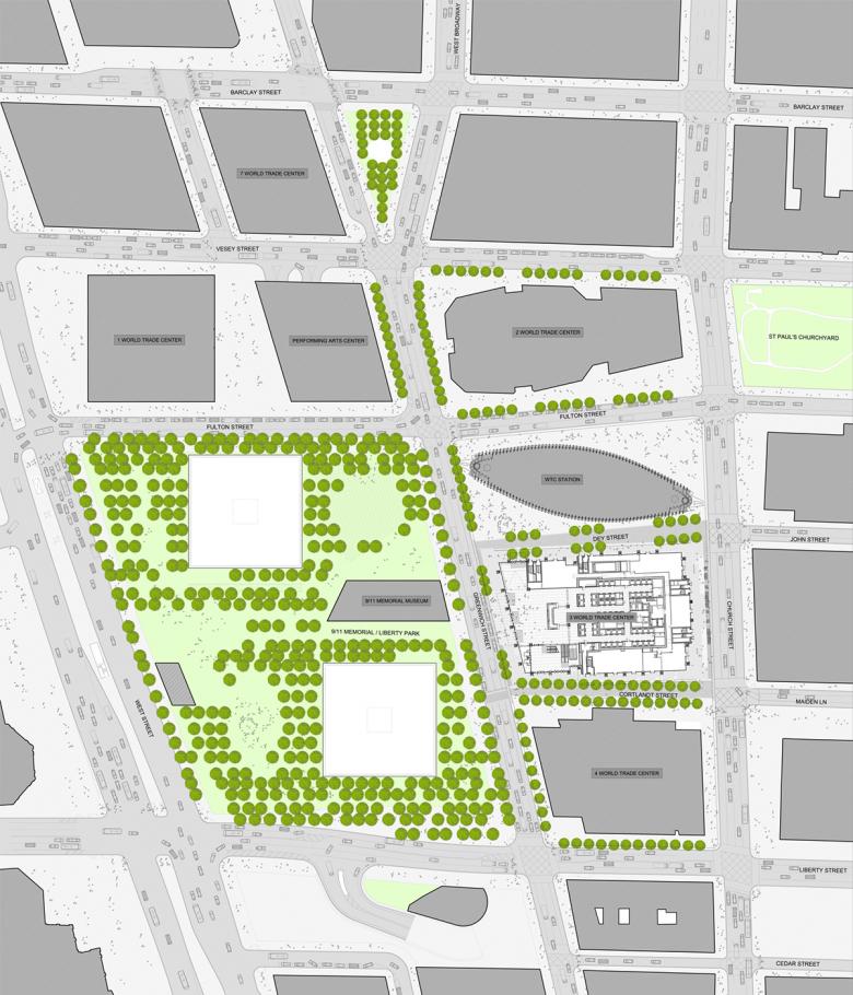 World Trade Center Map
