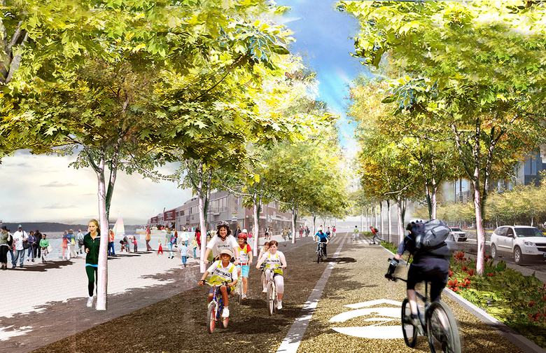 Seattle Central Waterfront james corner field operations