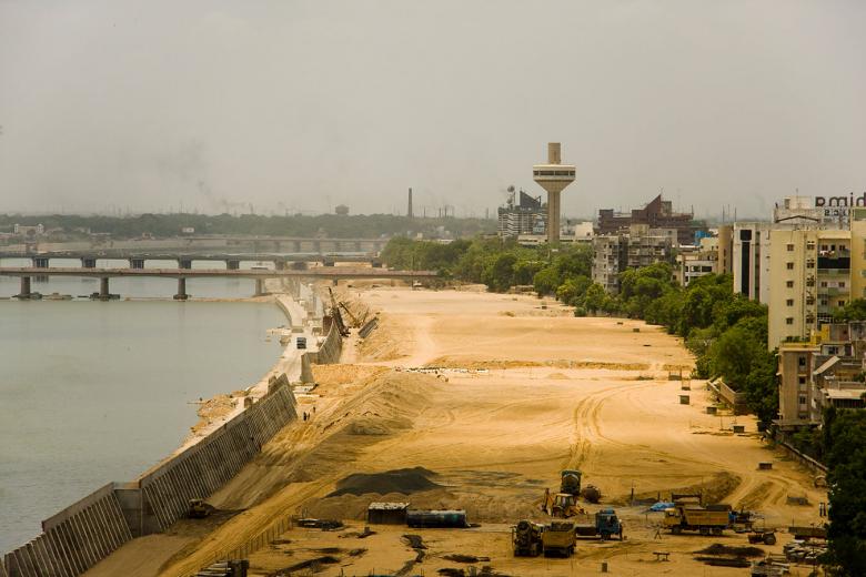 Sabarmati Riverfront Before And After