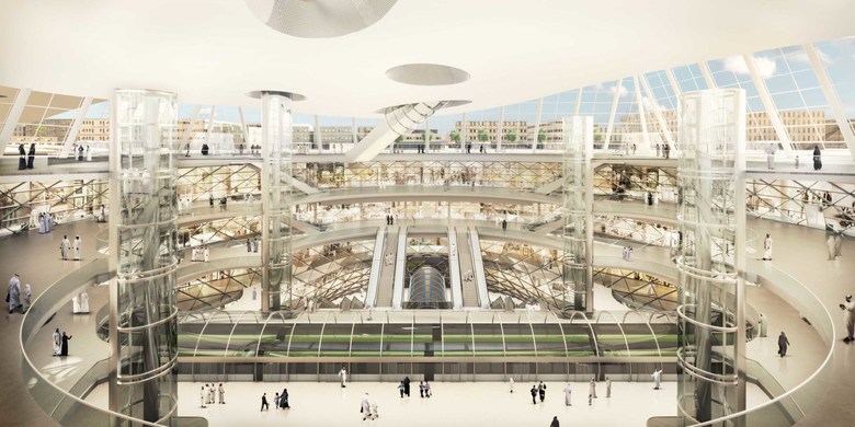 Olaya Metro Station Gerber Architekten